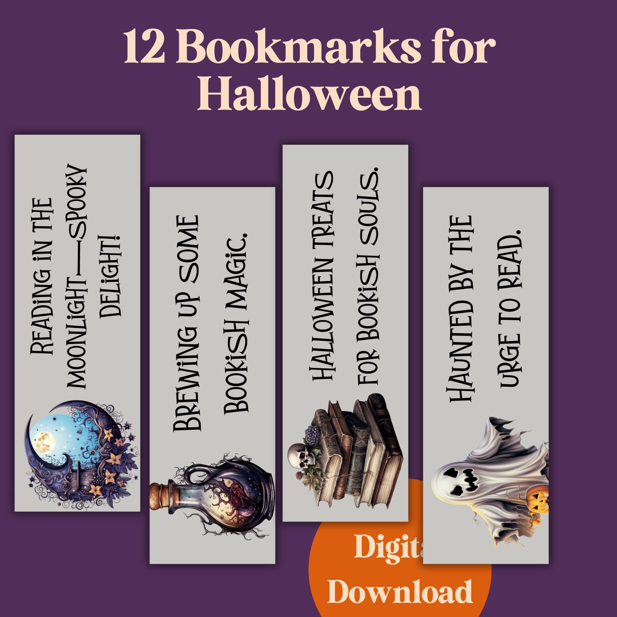 Halloween Spirit Bundle halloween Bucket List Template,50 Printable ...