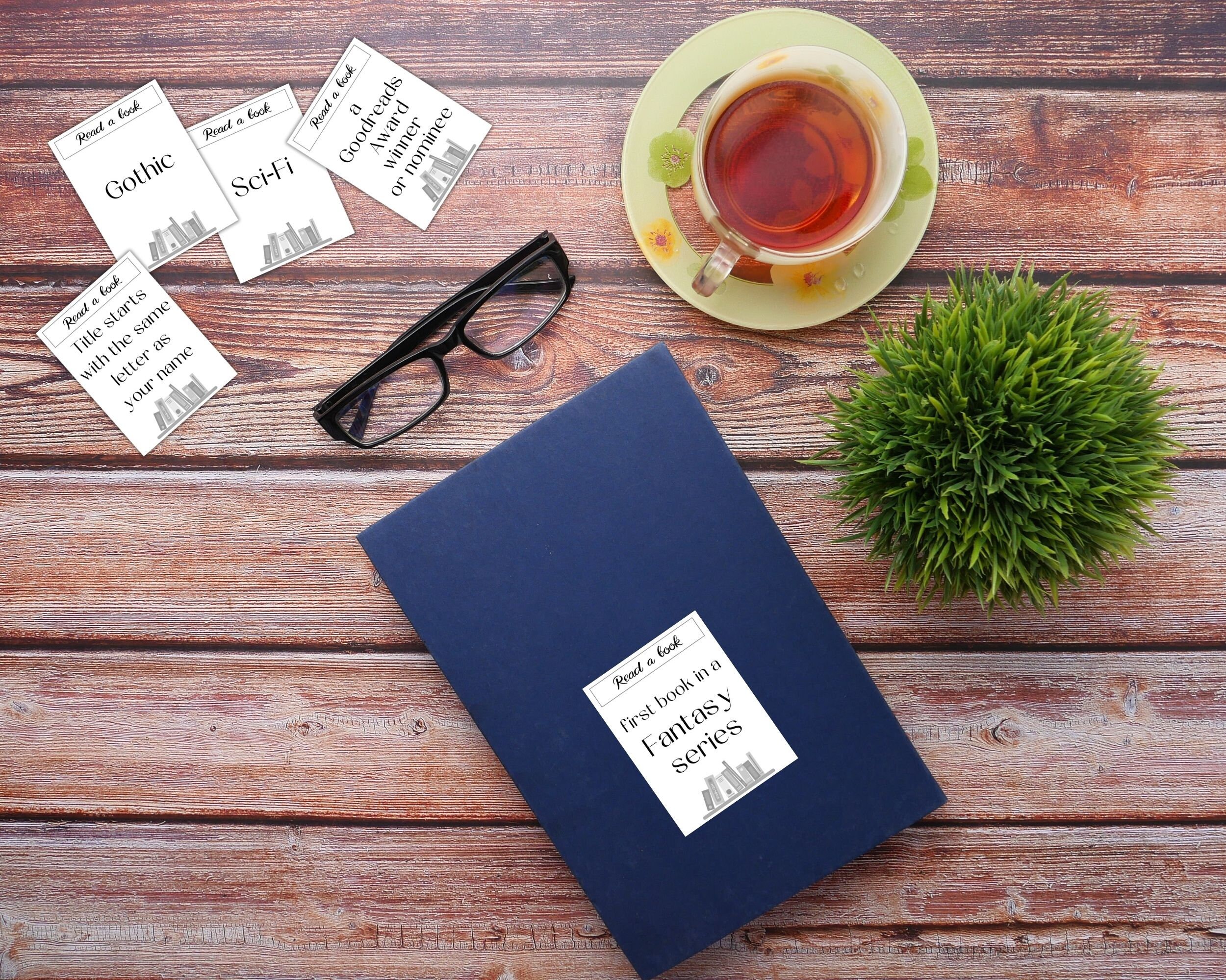 Printable Reading Prompts Cards Booklover Gift What to Read Next TBR ...