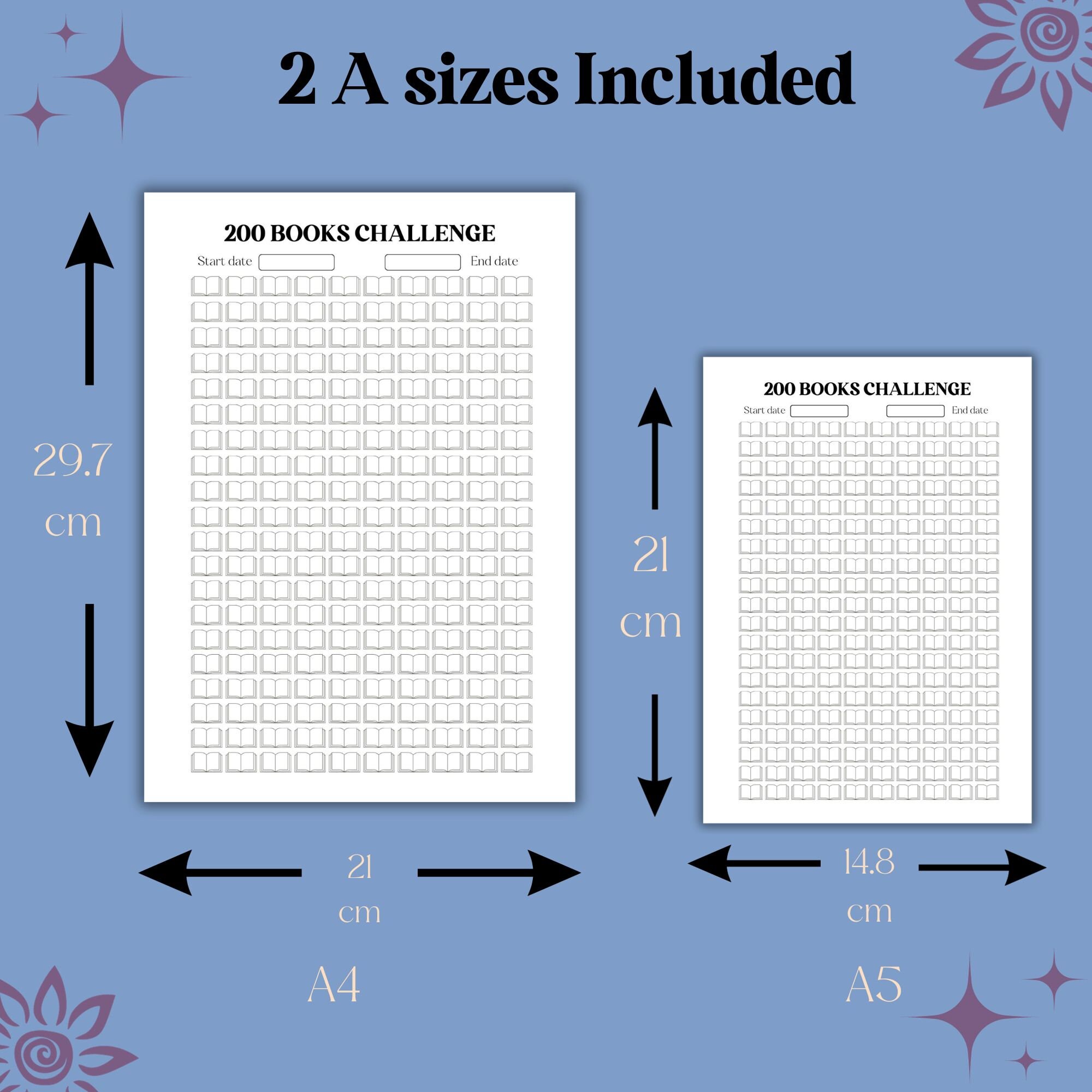 Printable Reading Challenges for Booklover Gift TBR Challenge What to ...