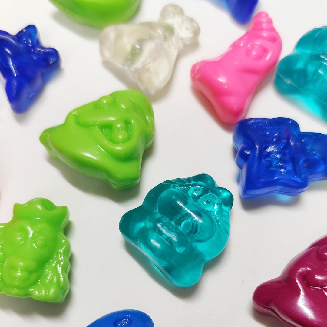 Dracco Heads 20 Pcs 90s/00s Crazy Bones Mixed Lot Translucent Gogos ...