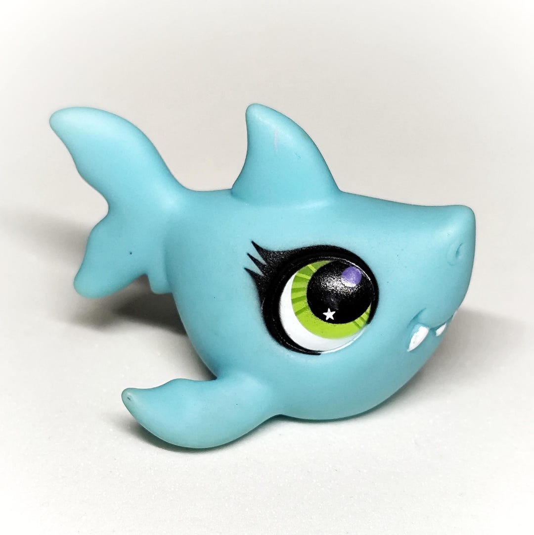 LPS 2772 Shark Littlest Pet Shop - Hasbro Blind Bag Blue Fish Sea Green ...