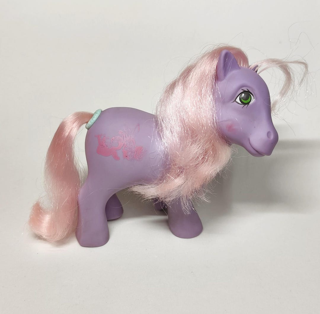 Romper Happy Tails My Little Pony G1 Pink Purple Bunnies Rabbits - Etsy