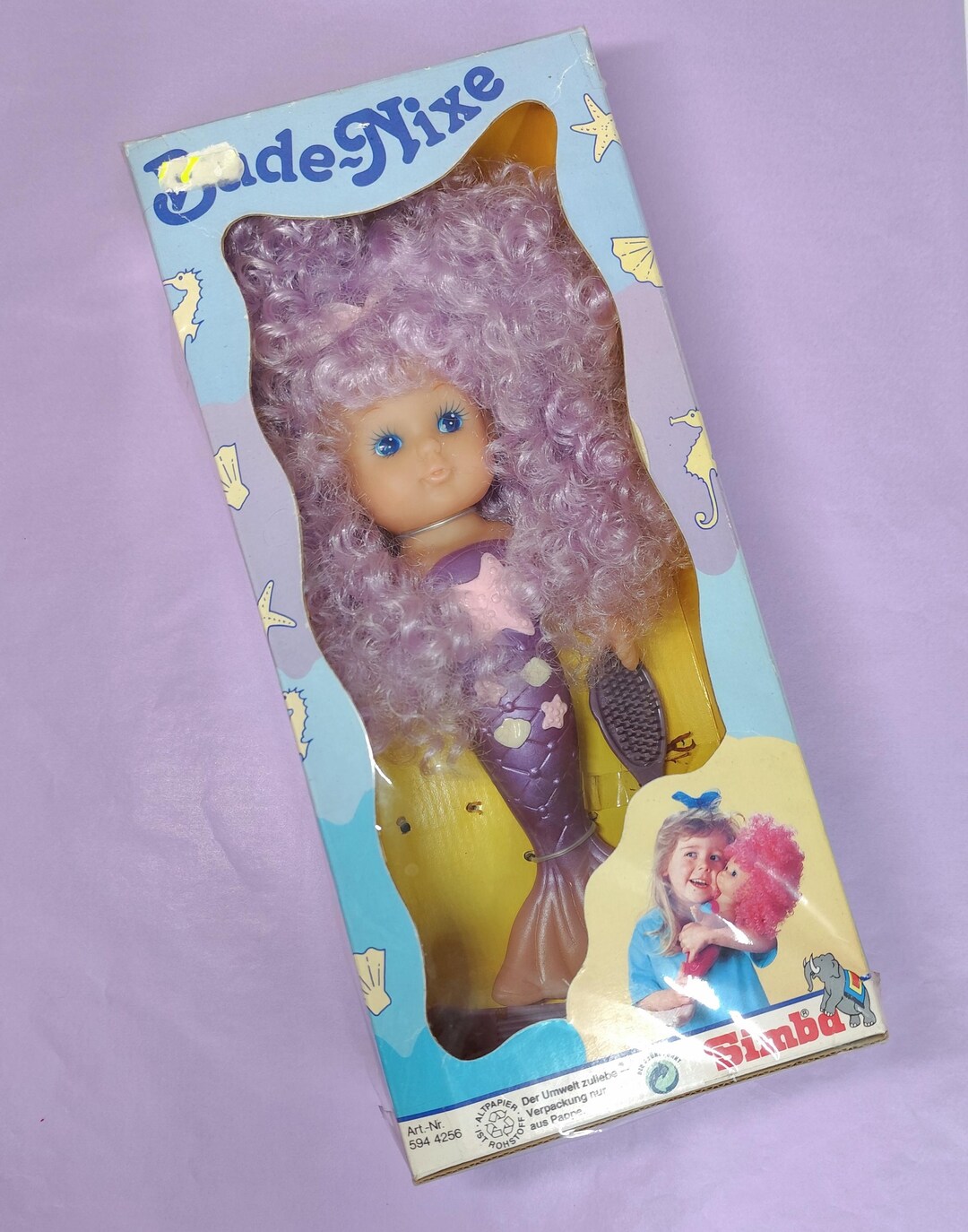 90s Mermaid Doll Bade-nixe Simba Toys Purple Color Changing - Etsy