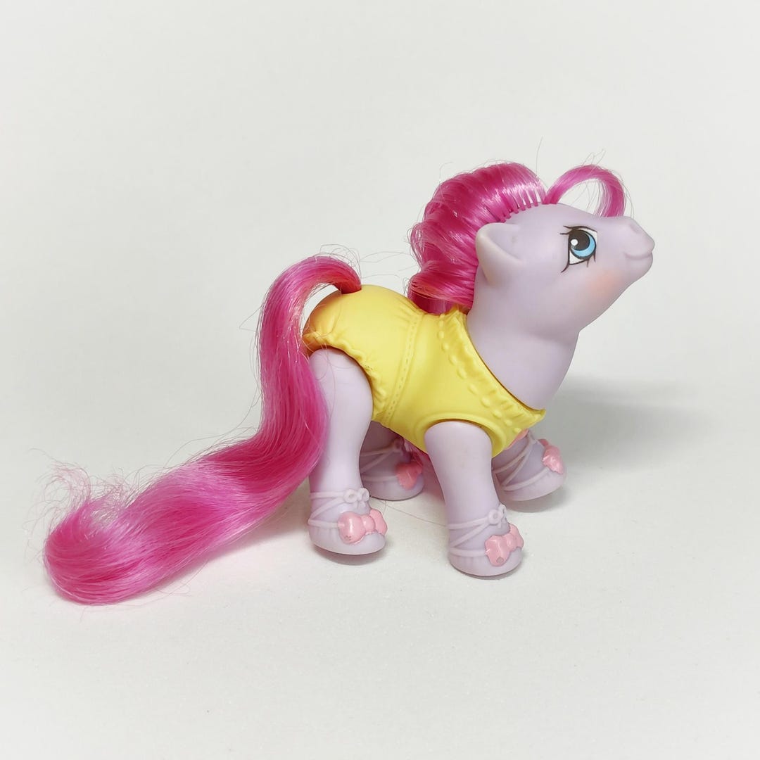 Baby Sweet Steps Ballerina - My Little Pony G1 Yellow Pink Purple ...