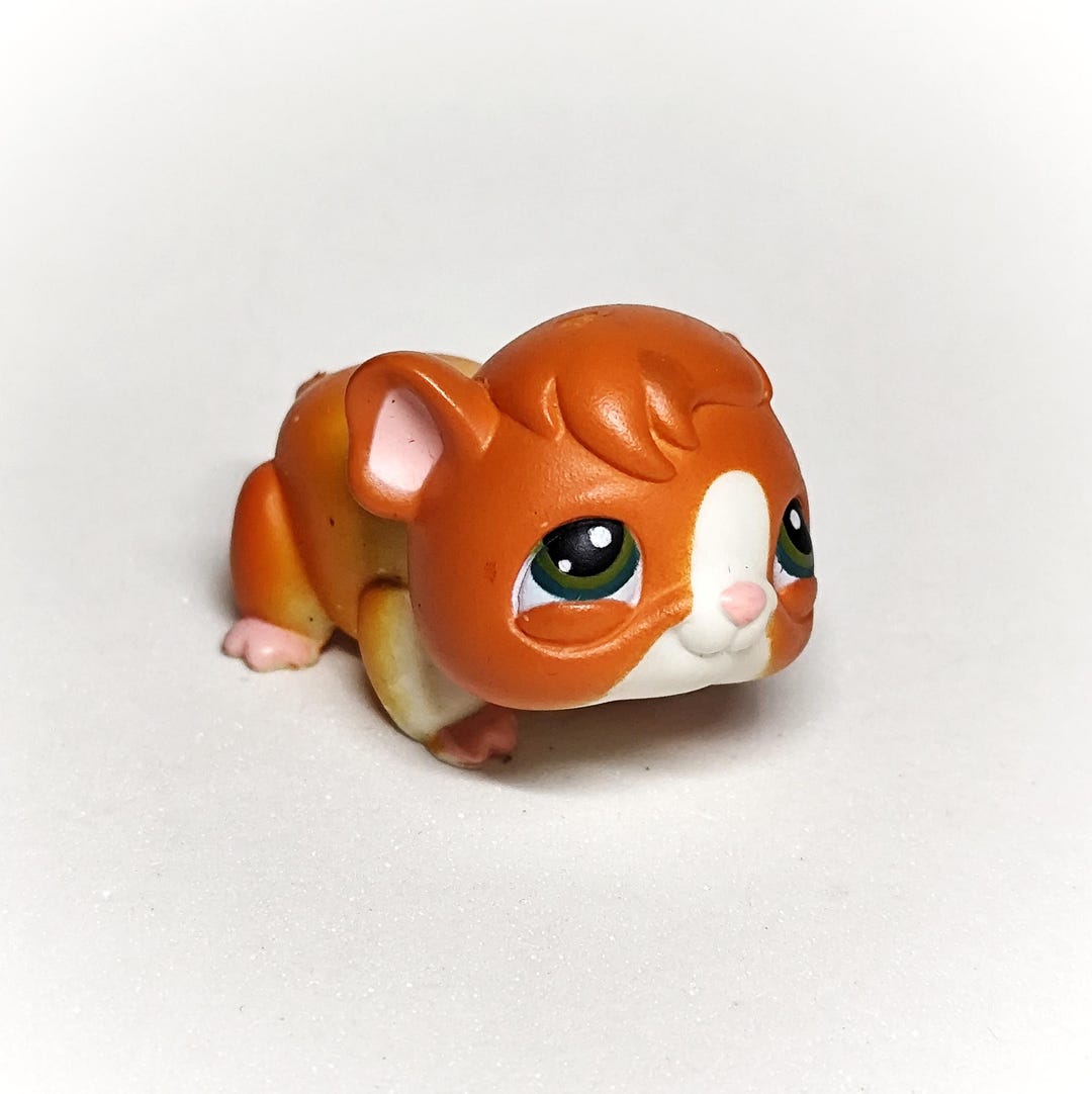 LPS 04 Guinea Pig Littlest Pet Shop Hasbro Red Magnet Number Variant 4 ...