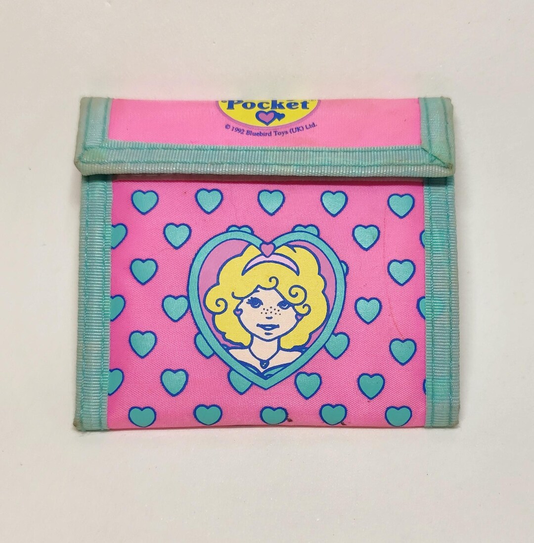 Wallet Polly Pocket 1992 Bluebird Toys Vintage Merchandise Trifold ...
