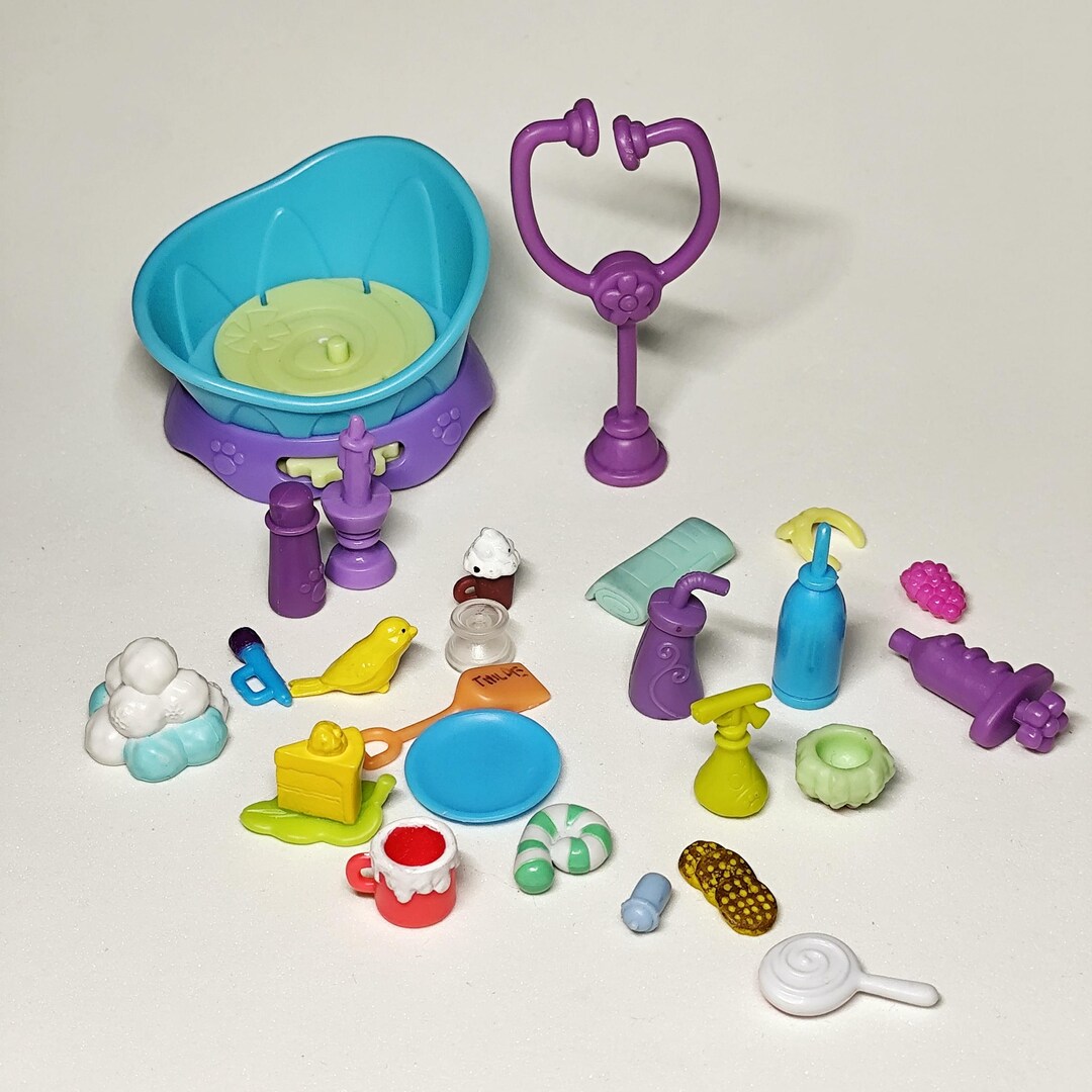 Playset Small Parts LPS Littlest Pet Shop - Hasbro Incomplete ...