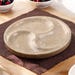 Natural Marble Serving Platter – Handcrafted Round Stone Tray for ...