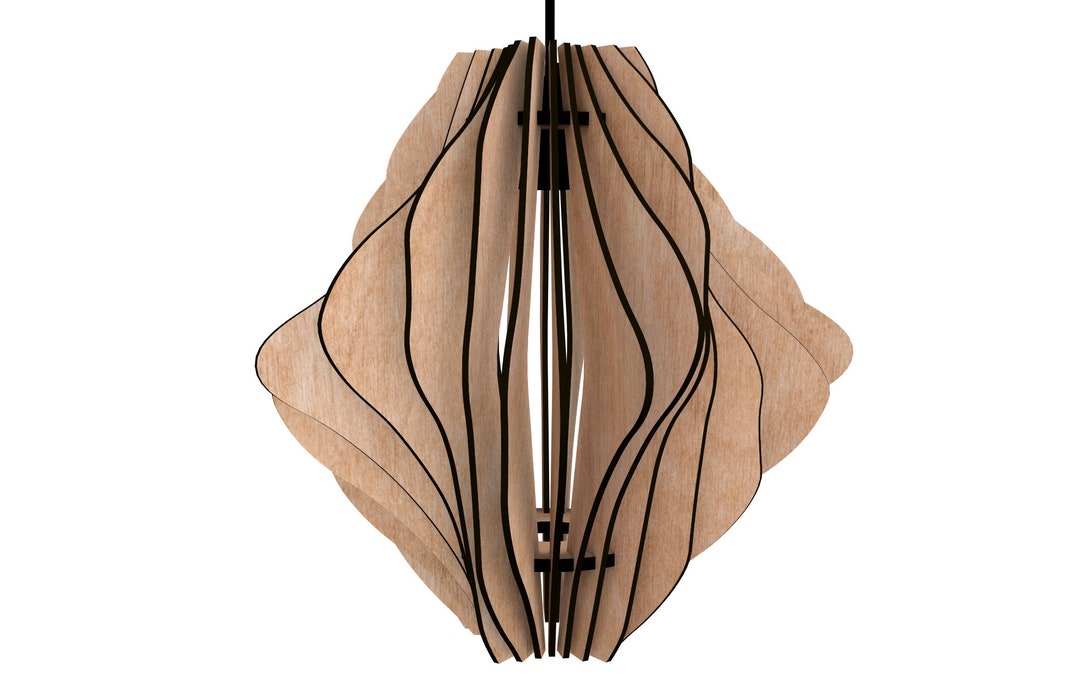 Unique Twist Lamp Design - CNC File for Wood Plate - Etsy