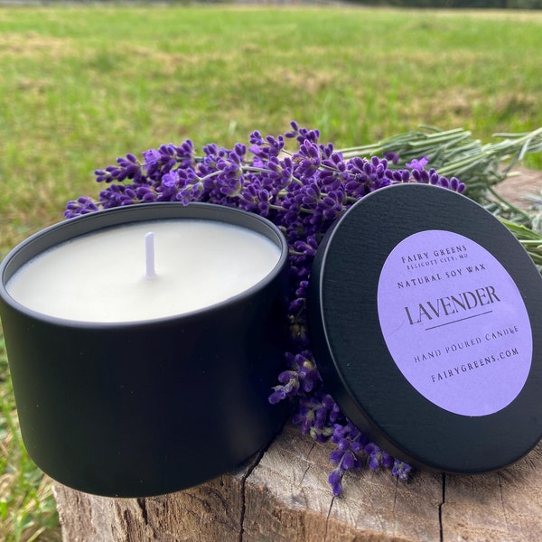 Lavender Candle - Etsy