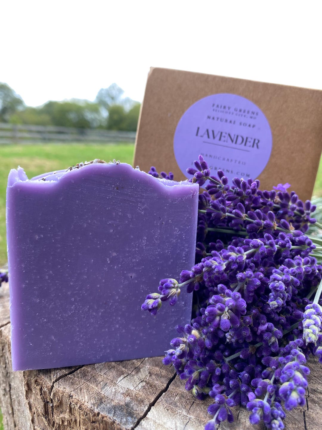 Natural Lavender Soap Bar | Handcrafted | Anniversary | Personalized ...