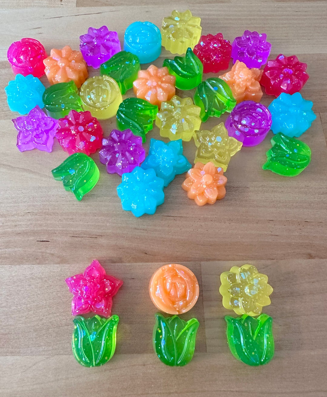 Spring Build a Garden Flower Loose Parts Play | Sensory Resin Loose ...