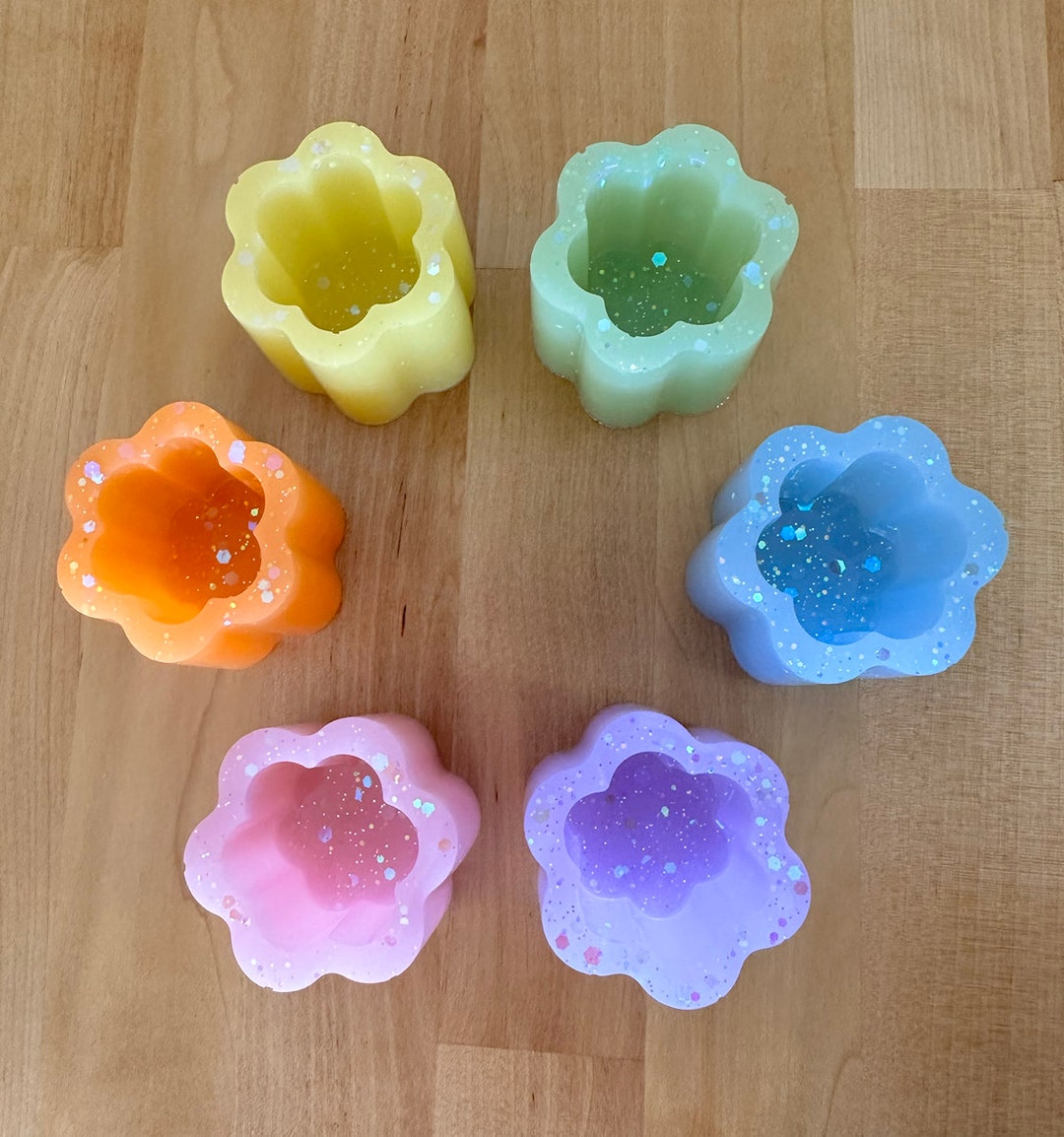Spring Flower Pastel Cup Potion Play | Sensory Resin Loose Parts ...