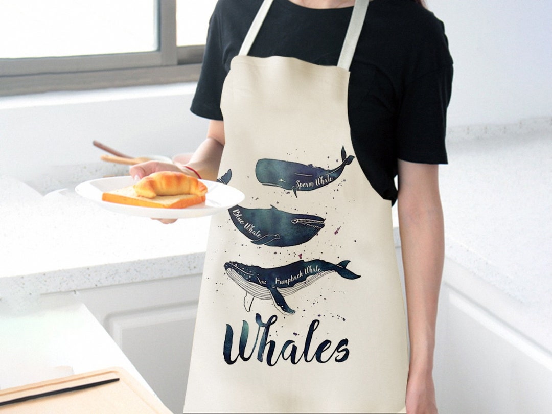 Marine Animal Print Apron Exclusive Customized Apron - Etsy