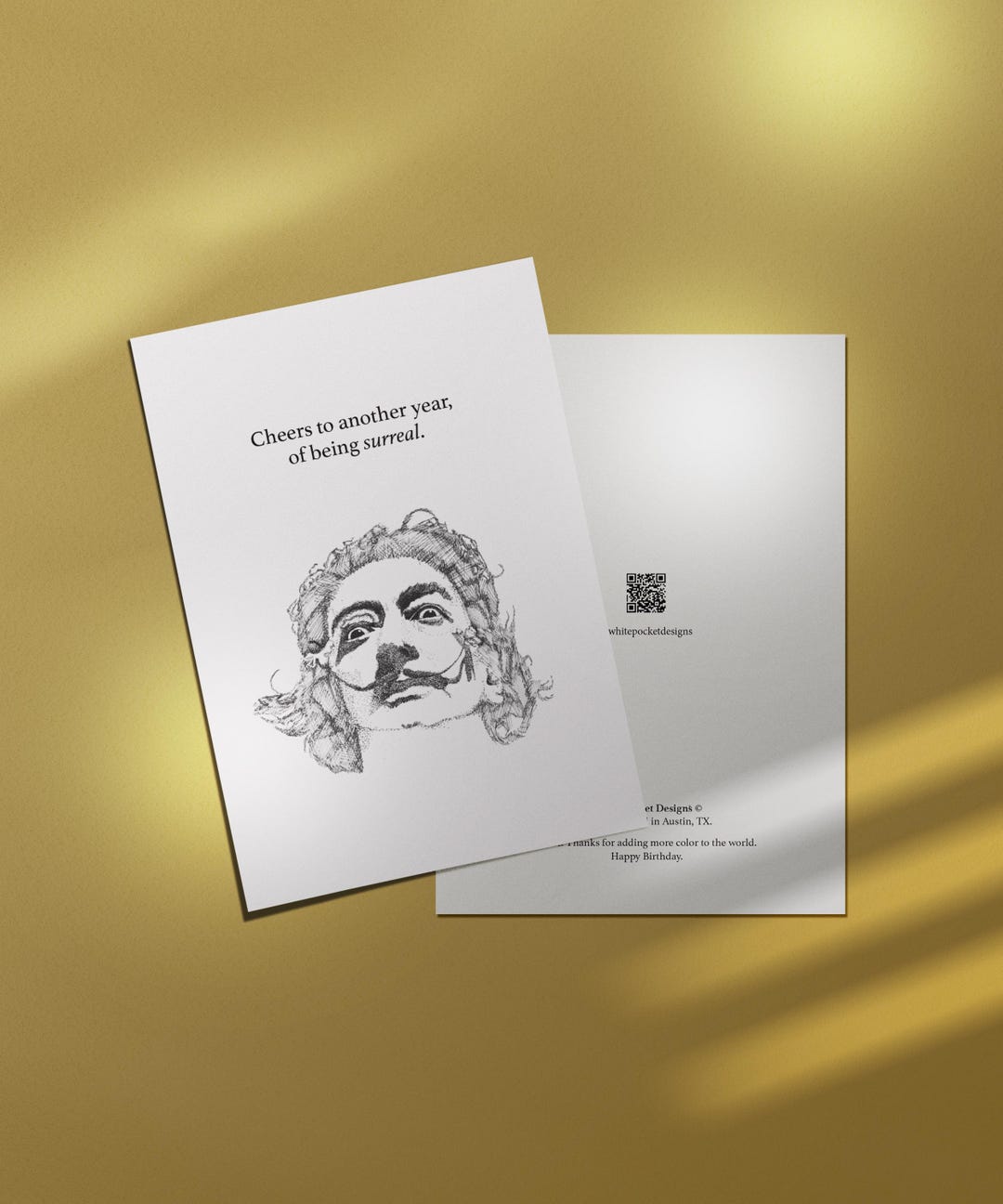 Salvador Dalí Birthday Card | Surreal Greeting Card - Etsy