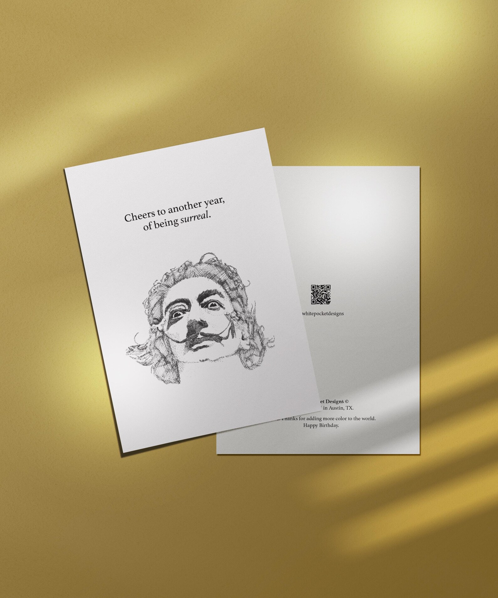 Salvador Dalí Birthday Card | Surreal Greeting Card - Etsy