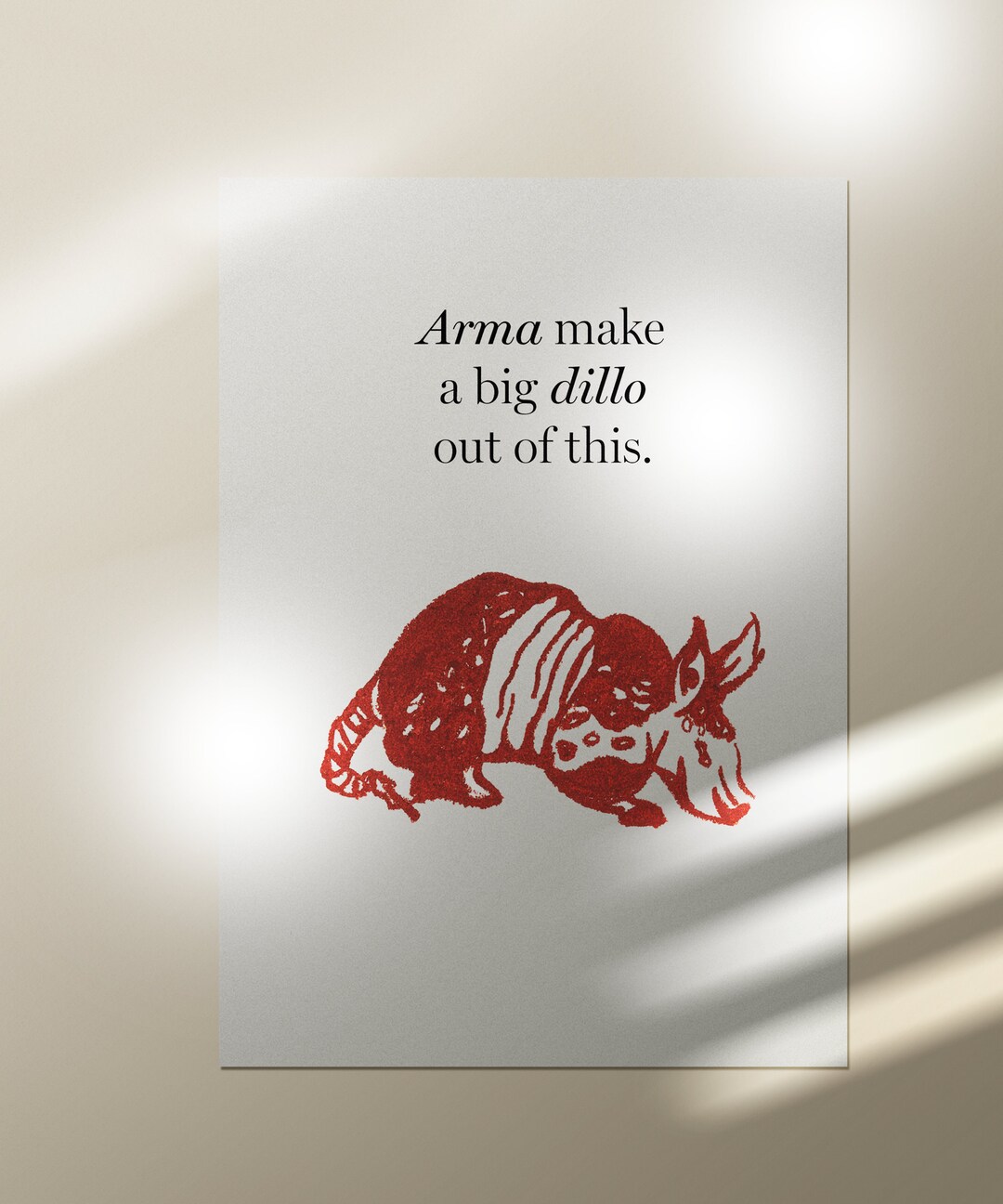 Armadillo Congratulations Card: Texan Pun Greeting - Etsy