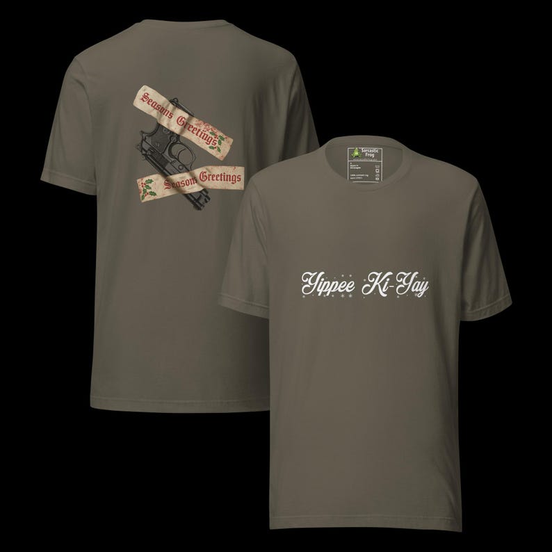Yippee Ki-yay Christmas Tee – Die Hard Holiday Parody - Etsy