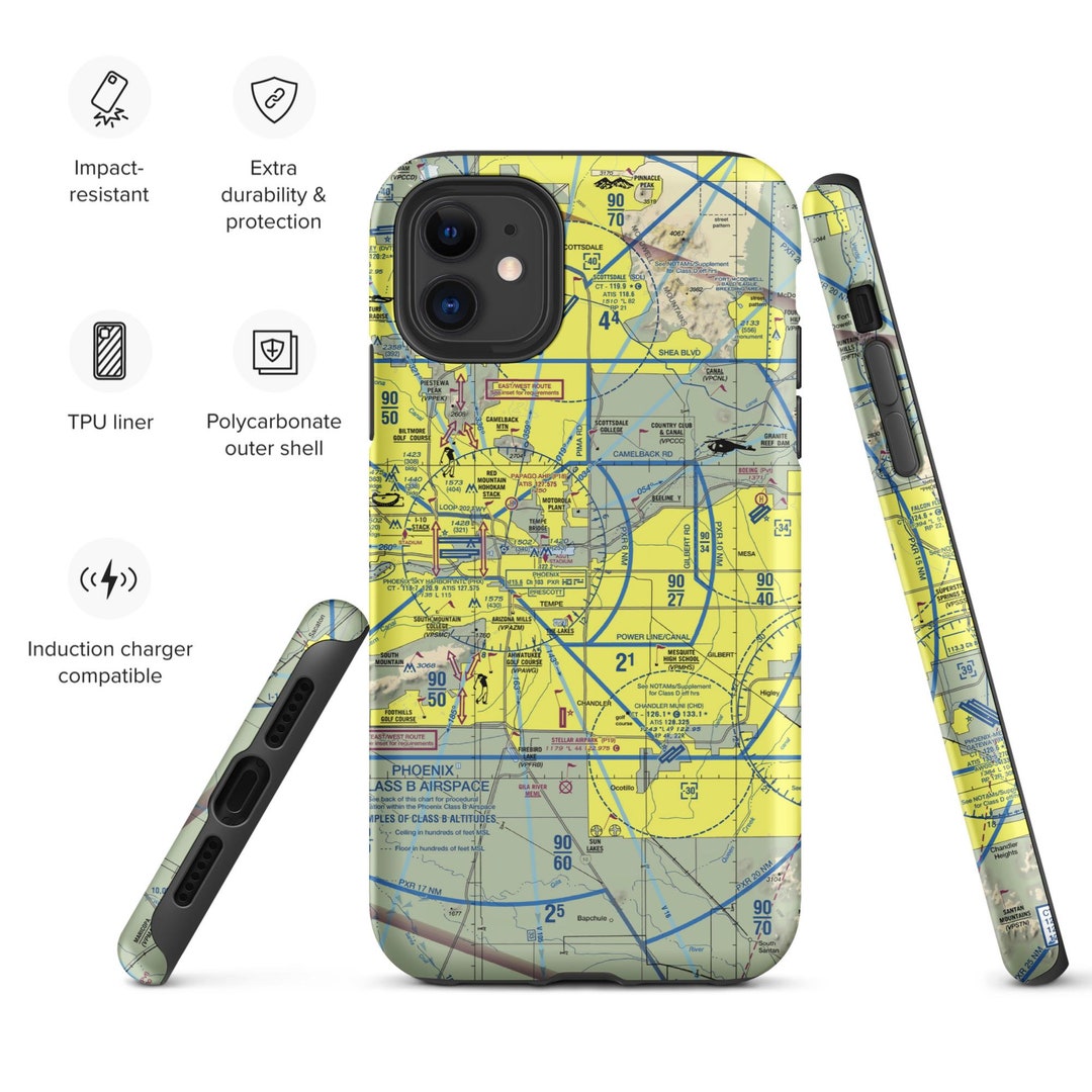 KPHX (phoenix) Aviation Sectional Iphone® Case for Pilots - Etsy