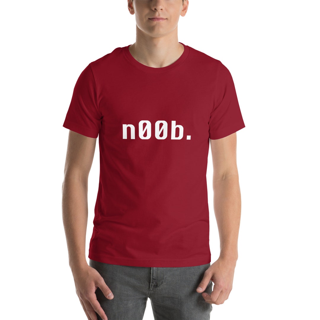 Noob T-shirt - Gaming Slang Tee - Etsy