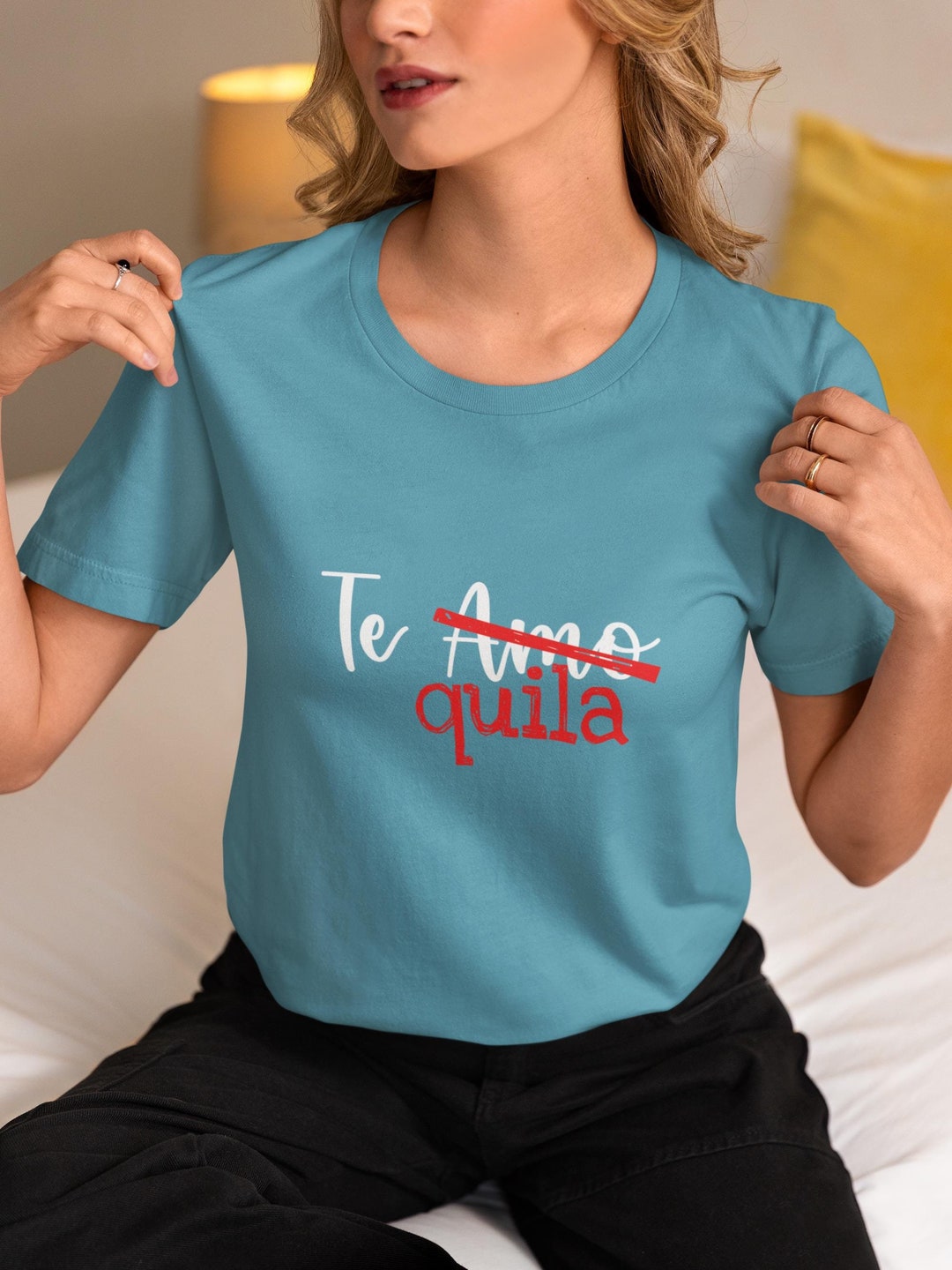 Te Amo Tequila - I Love Tequila Funny Drinking Tee Shirt - Etsy