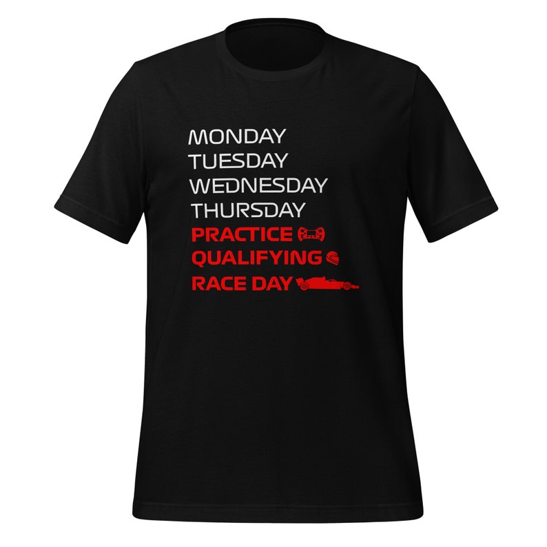 Race Week T-shirt for Racing Fans – Practice Qualifying Race Day Tee ...