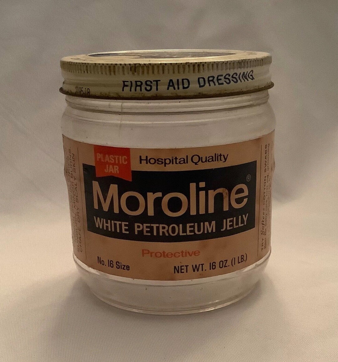 Vintage Moroline Petroleum Jelly Jar - Etsy