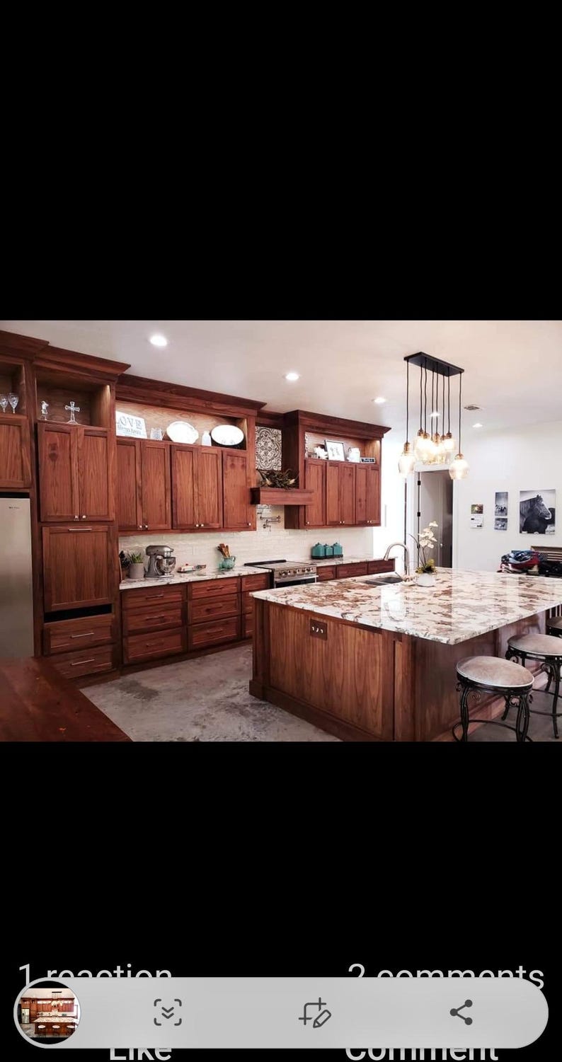 Custom Kitchen Cabinets | Fully Custom Design & Build | Solid Wood | Grade A Materials - Etsy