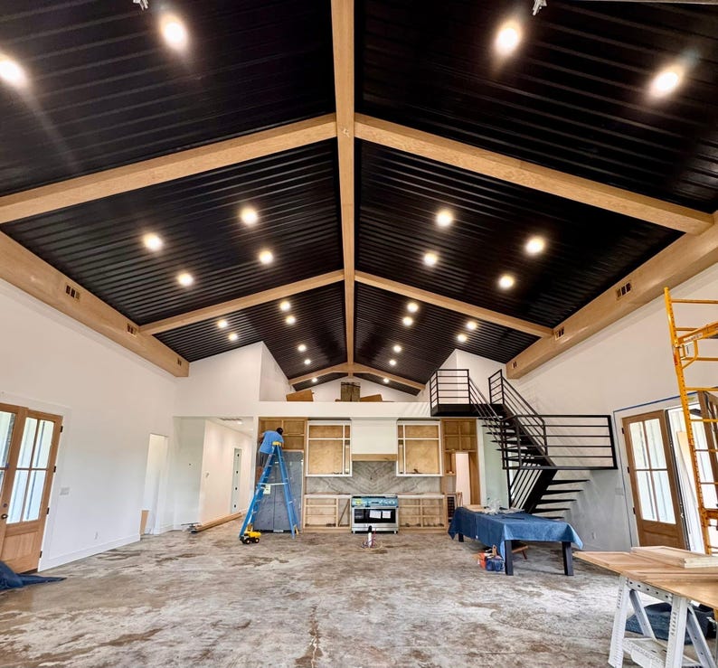 Custom Coffered Ceiling | Wood Beam Grid System | Made to Order | Any ...