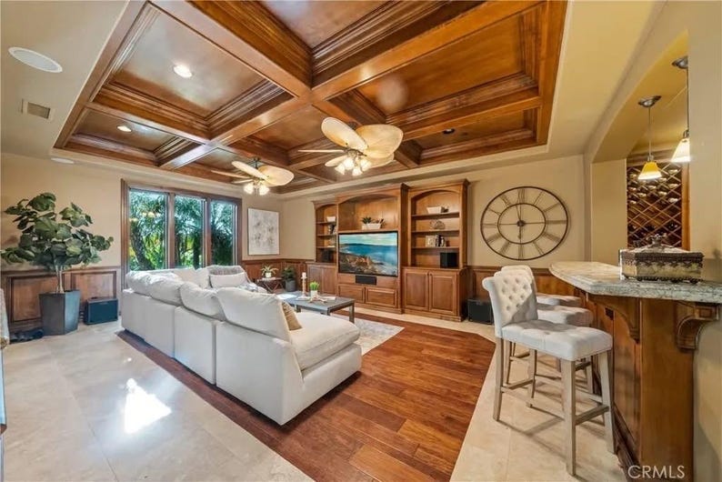 Custom Coffered Ceiling | Wood Beam Grid System | Made to Order | Any ...