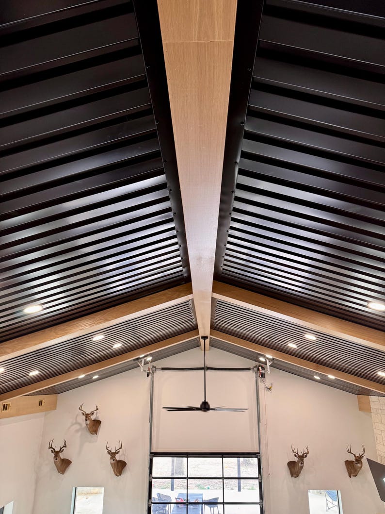 Custom Coffered Ceiling | Wood Beam Grid System | Made to Order | Any ...