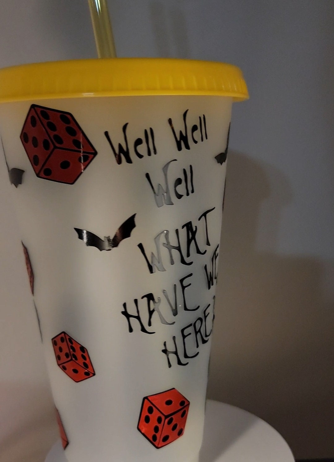 Cold Cup Tumbler -oogie Boogie - Etsy