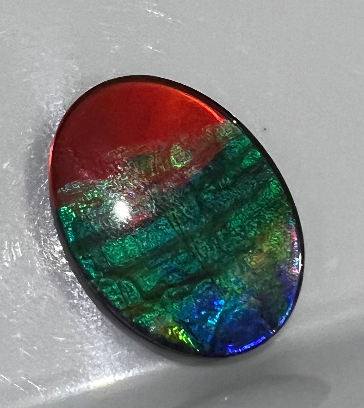 Ammolite Oval Triplets - Etsy