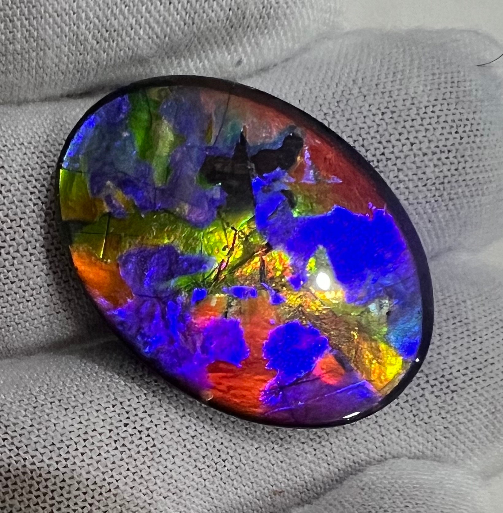 Ammolite Oval Triplets AAA Quality - Etsy