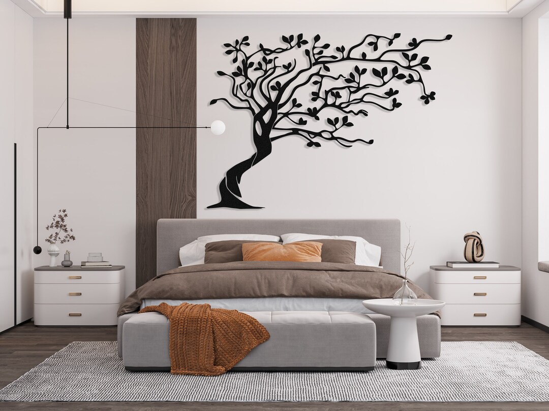 Extra Large Tree Metal Wall Art Metal Tree Wall Decor Nature Sign ...