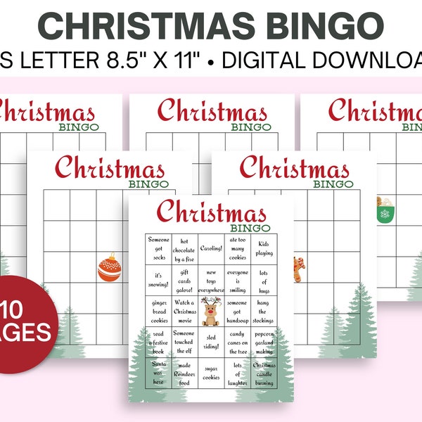 Christmas Bingo - Etsy