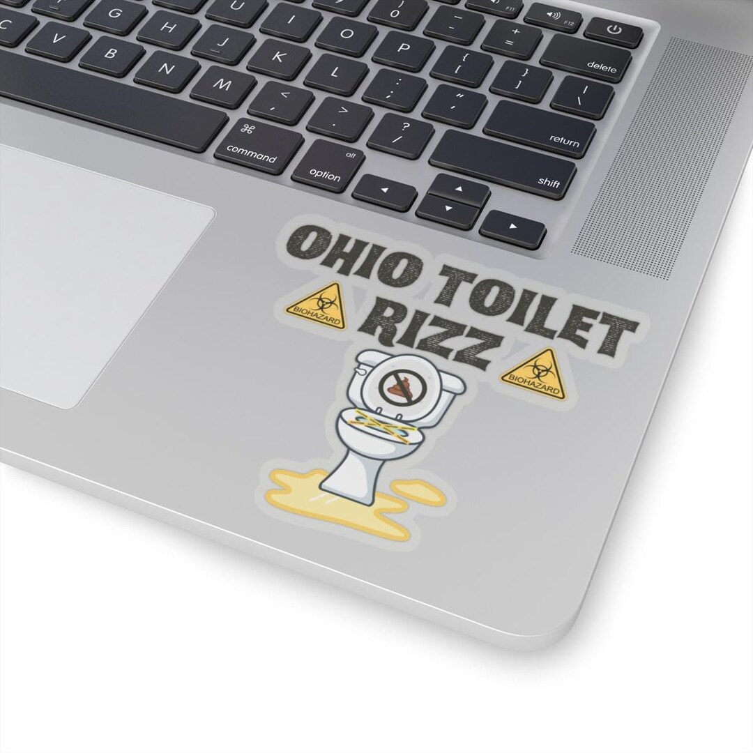 Ohio Toilet Rizz, Kiss-cut Stickers, Sigma, Funny, Meme, Ohio, Toilet ...
