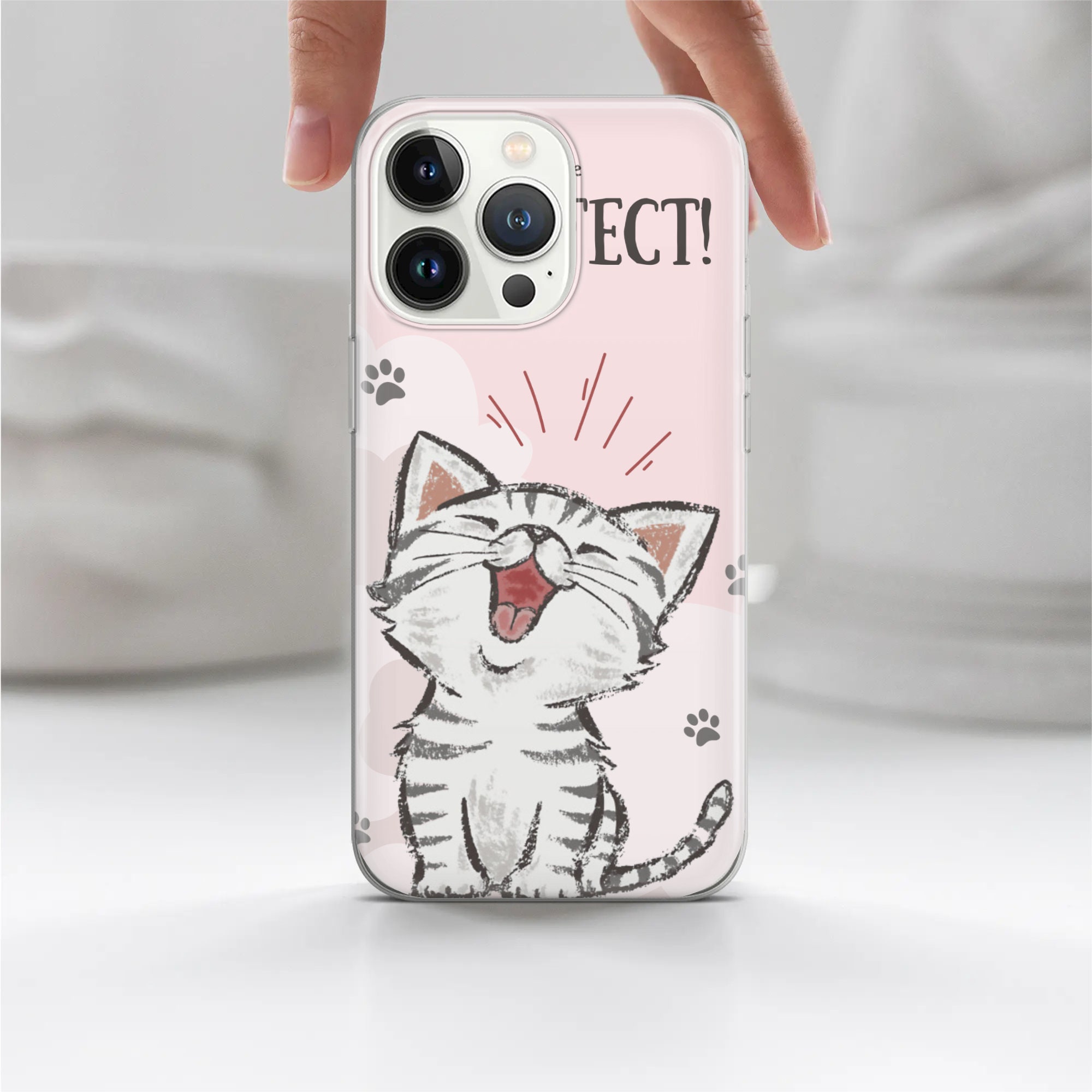 Cats Phone Case Cats Cover for iPhone 15 14 13 12, Samsung S23 S22 A74 ...