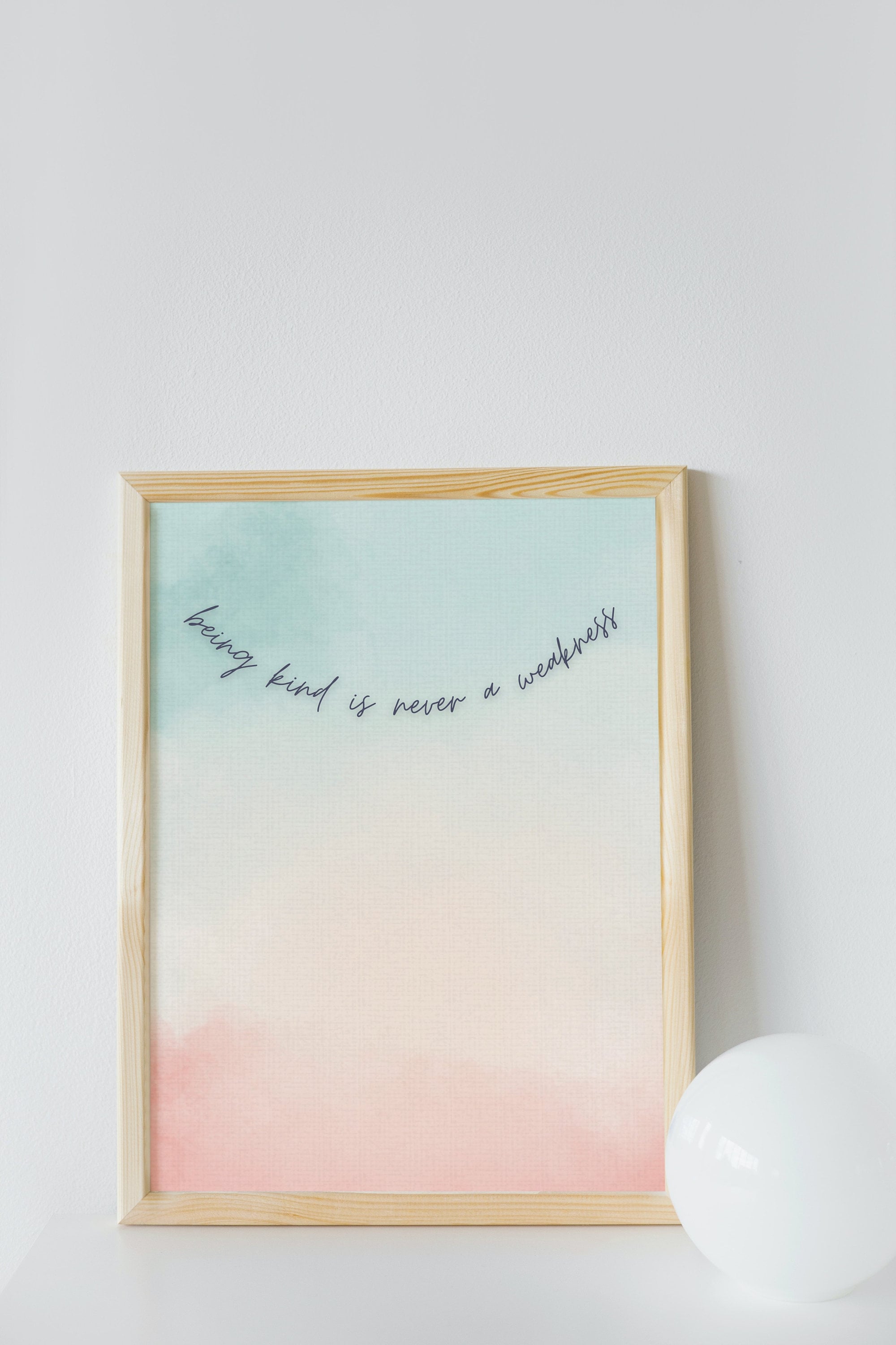 Mental Health Affirmations Digital Art Poster Printout 8x10 | Being ...