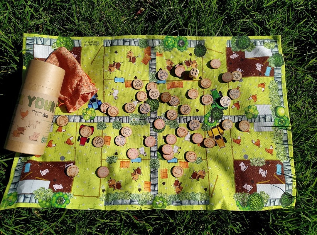 Plastic Free Family Farmyard Board Game - Stock Your Flock- A Tree ...