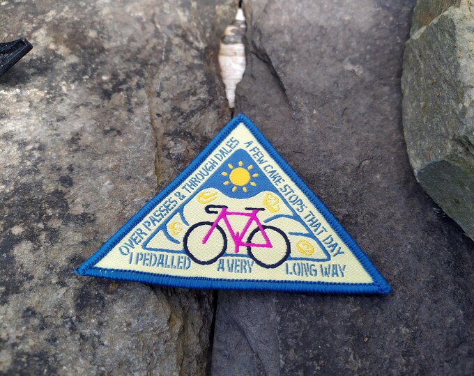 Let's Ride Cycling Iron on Patch - Etsy UK