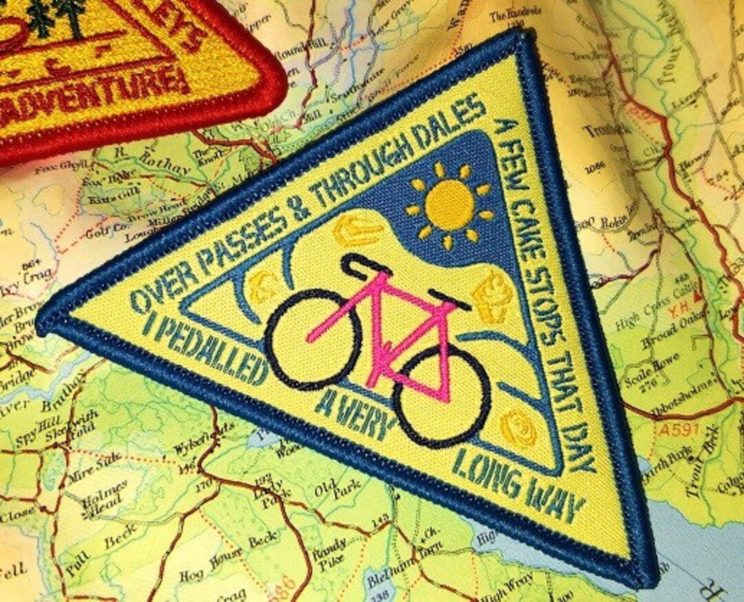 Smashed It Day Out Cycling Recognition Patch - Etsy