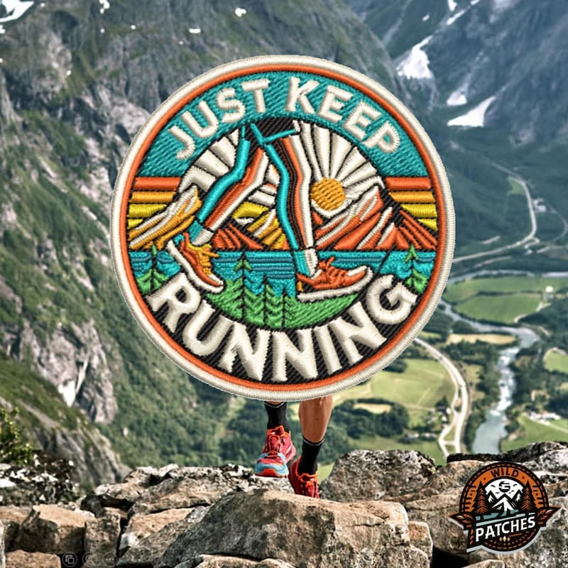 Running Iron Patches - Etsy UK