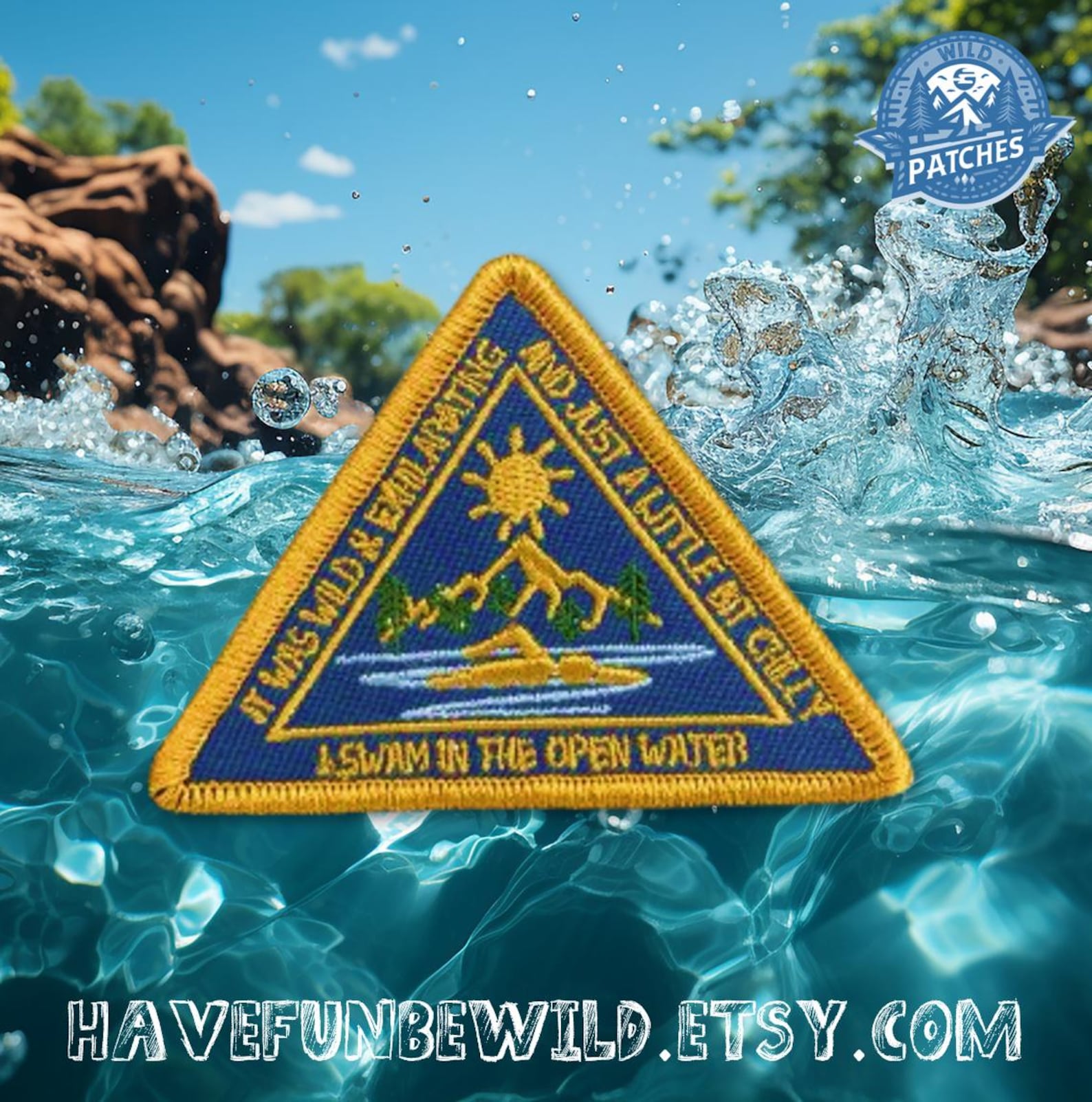 Wild Patches - Wild Swimming Recognition Patch/badge - Etsy