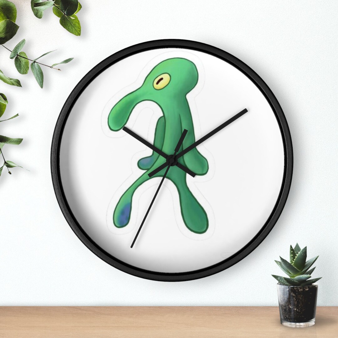 Squidward Meme Wall Clock - Etsy
