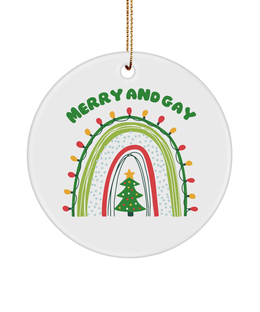 Aesthetic Queer Ornament Gay Christmas Gift -queer Owned Business ...