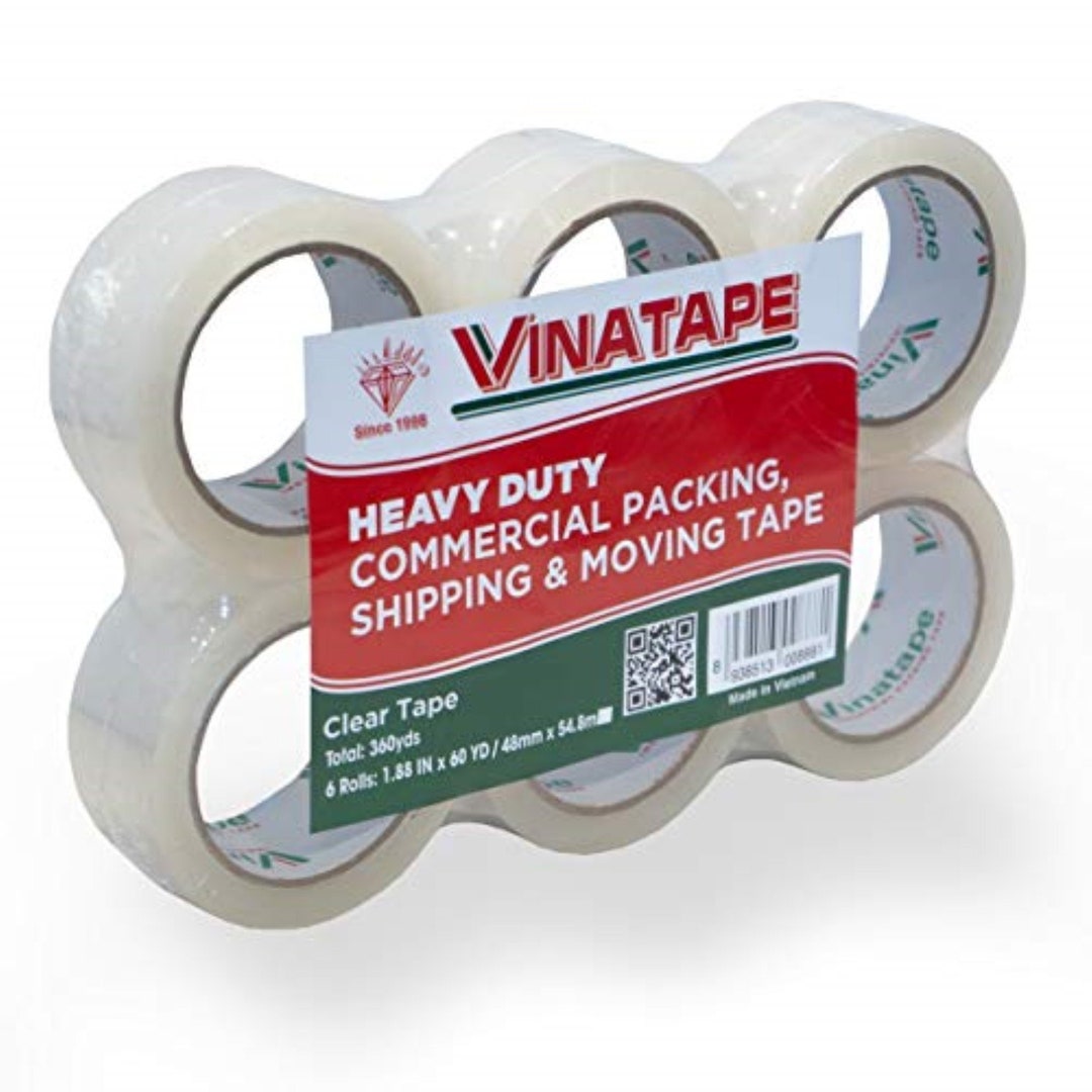 36 Rolls Heavy Duty Packing Tape, 1.88 Inchx 60 Yards, Thickness 2.7 ...