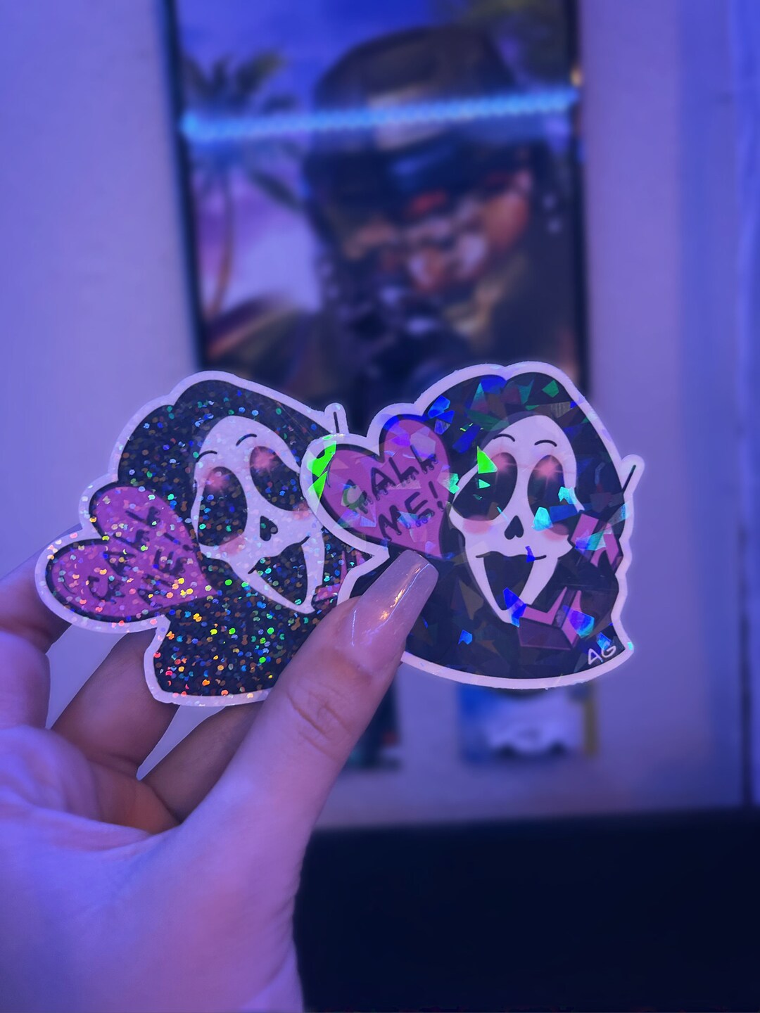 Cute Ghostface Call Me Scream - Etsy