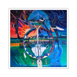 Original Lakota Painting Sticker - Seven Generations - Etsy