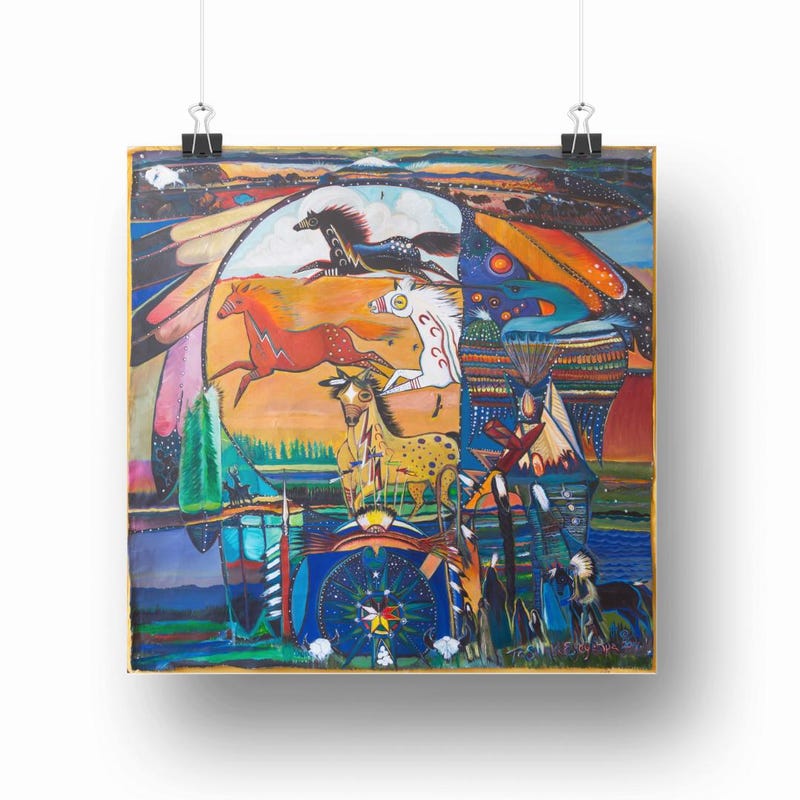Lakota Painting Original - Etsy
